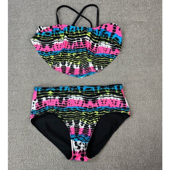 Justice | Swim | Justice Girls Swimsuit Bikini Tie Dye Summer Beach ...